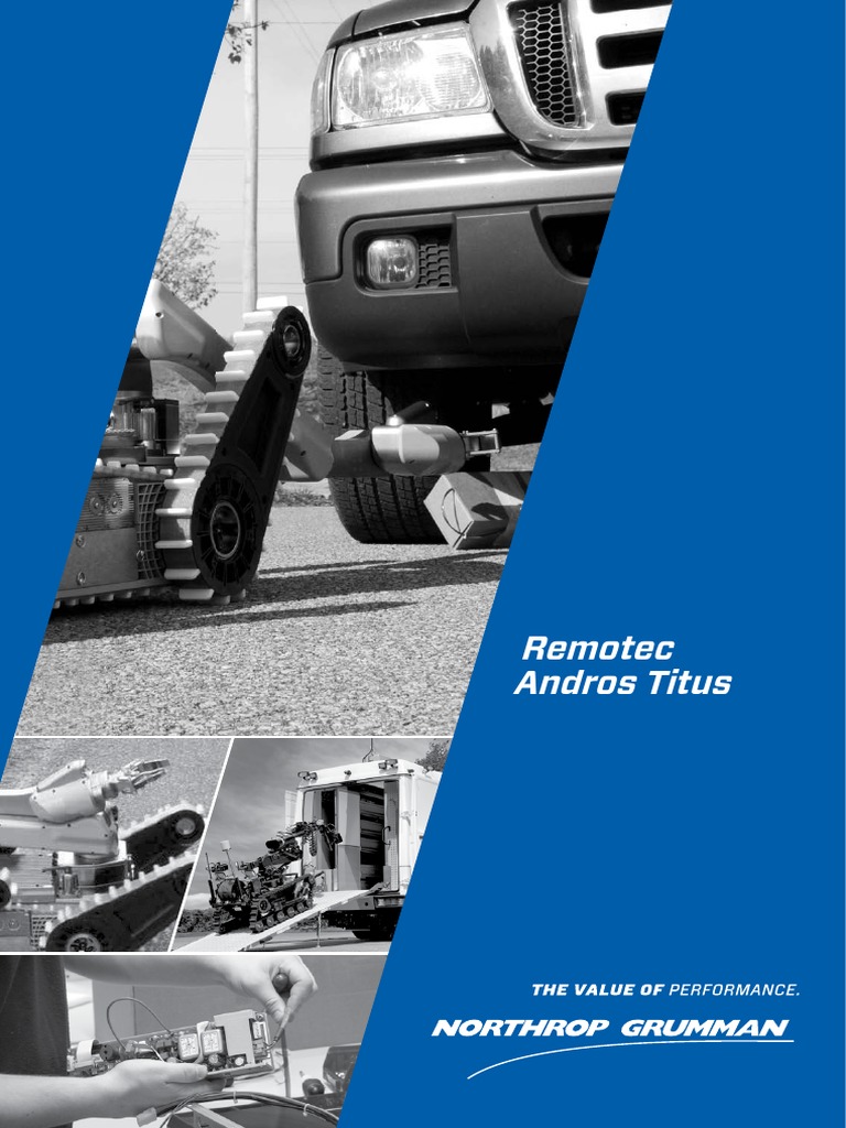 Remotec Andros Titus | PDF | Touchscreen | Camera