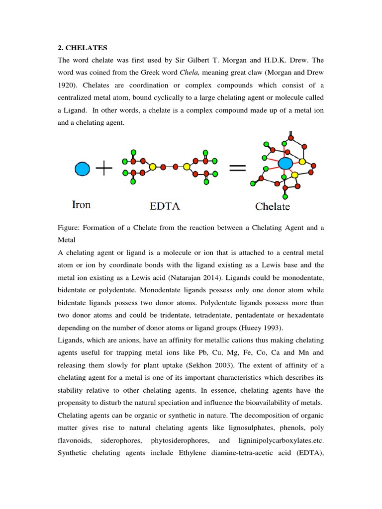 Chelates | PDF | Chelation | Ligand