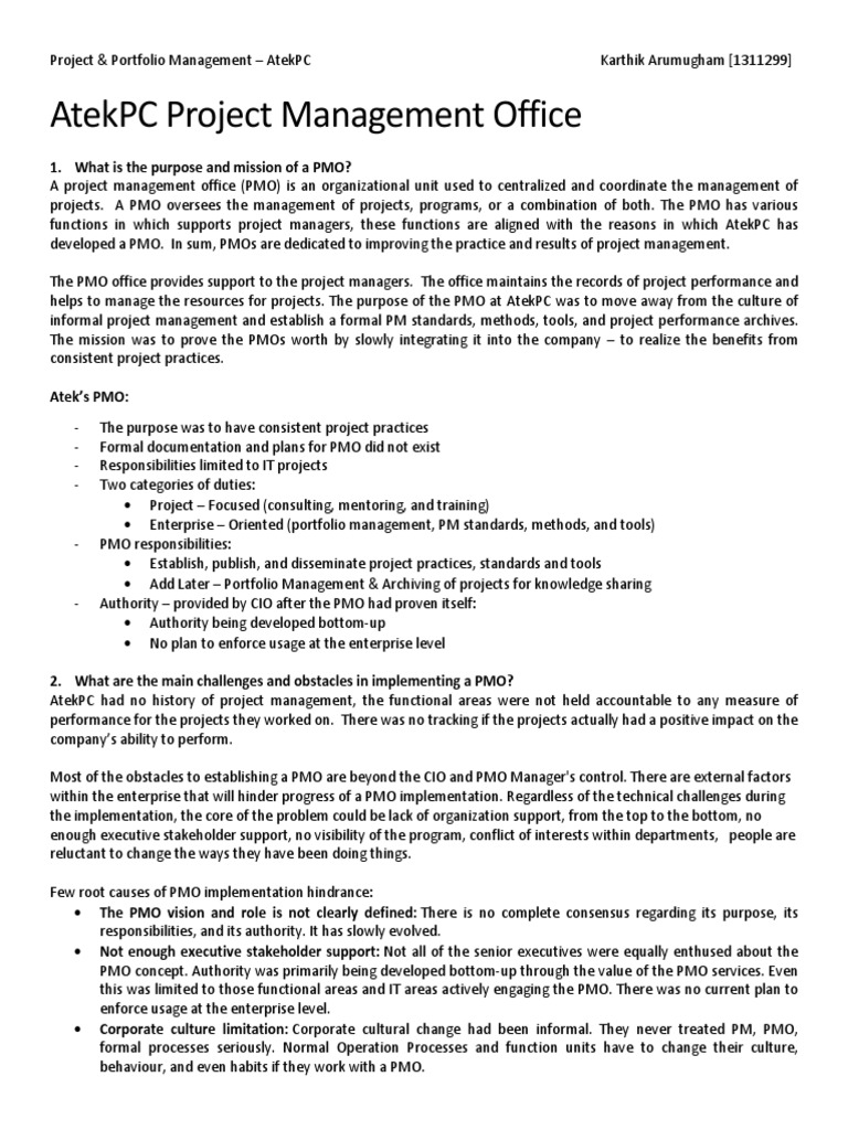 Atek PC | PDF | Career & Growth