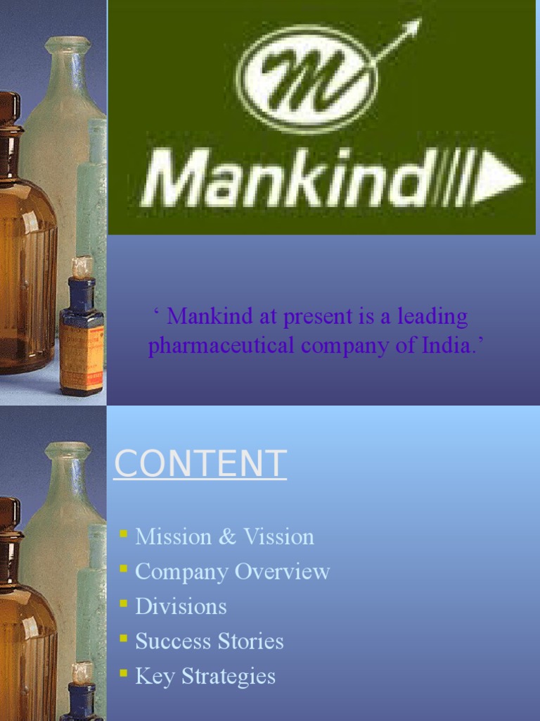 Mankind | PDF | Pharmaceutical Industry | Healthcare Industry