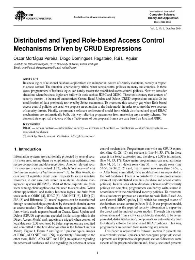 International Journal of Computer Science: Theory and Application | Download Free PDF ...