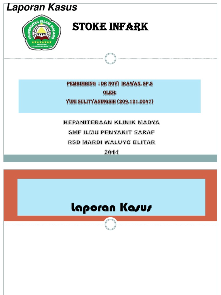 Lapsus Stroke Infark | PDF