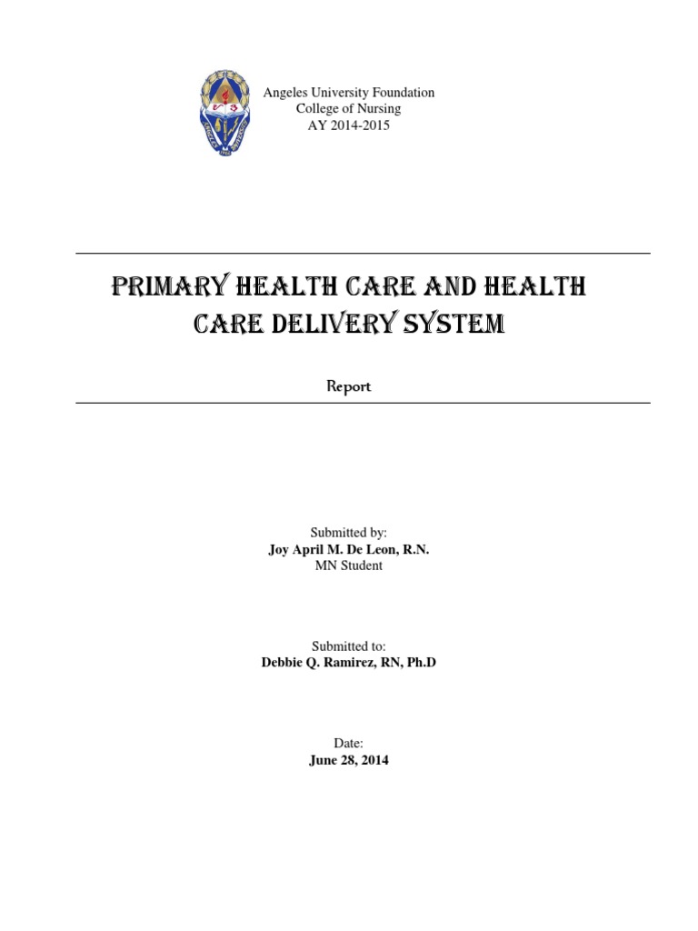 Primary Health Care | PDF | Health Professional | Health Care