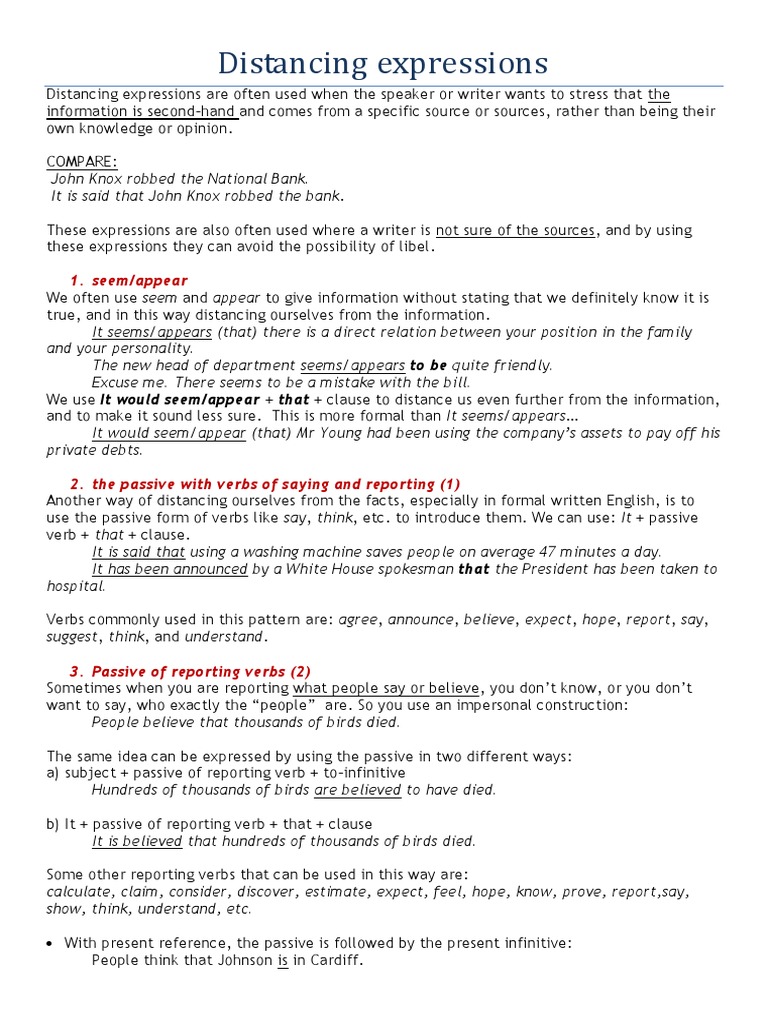 Distancing Devices | PDF | Syntax | Grammar