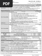 IIM CV Template | PDF