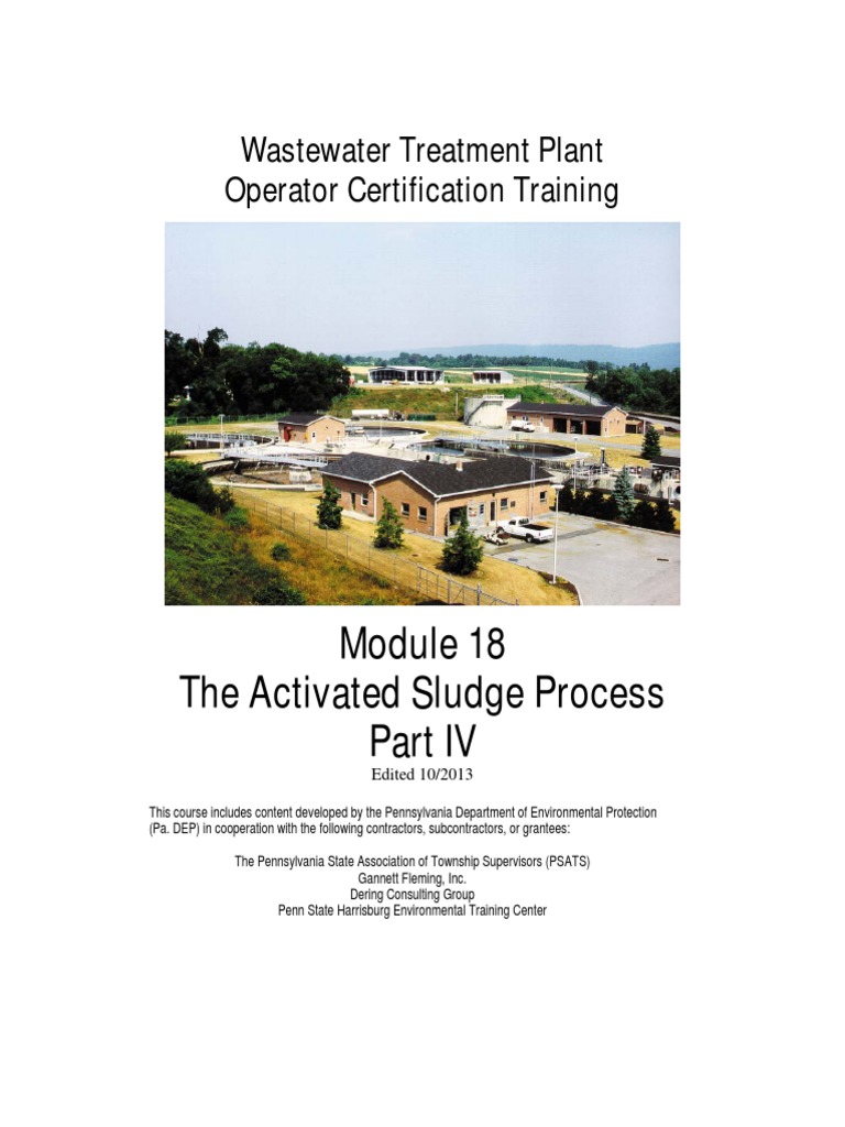 Wastewater Treatment Plant Operator Certification Training | PDF ...