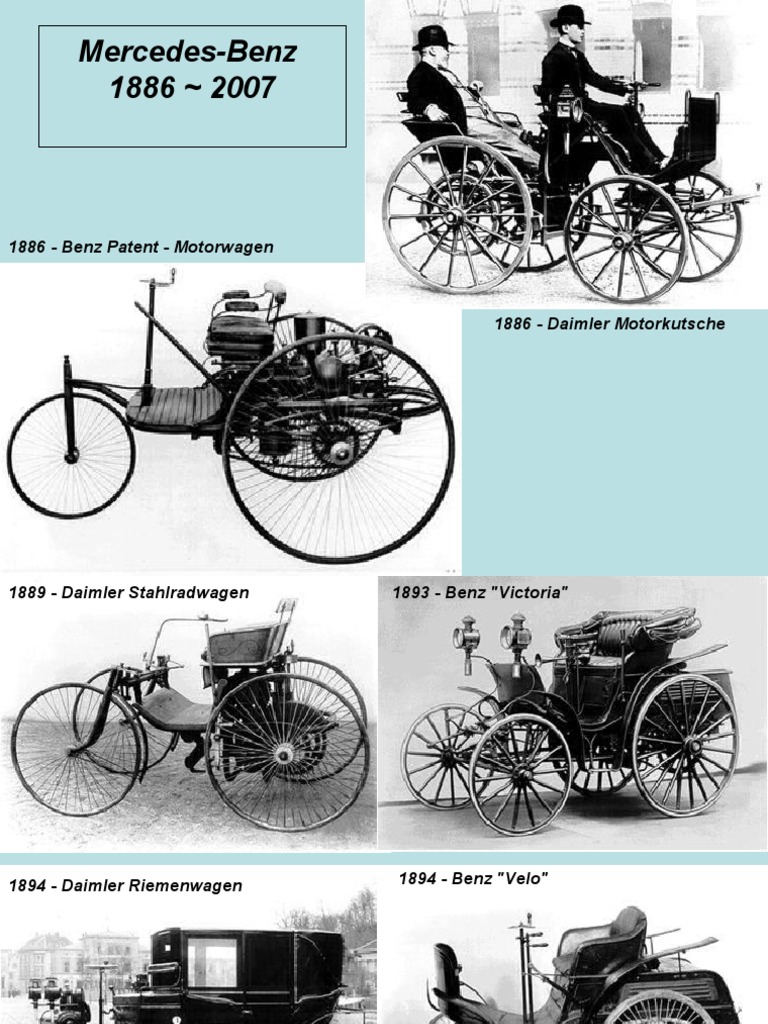 History of Mercedes Benz | PDF | Luxury Motor Vehicle Manufacturers ...