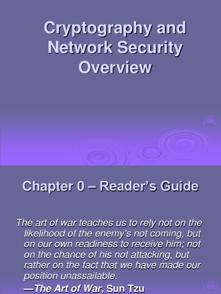 Network Security Overview | PDF | Computer Security | Security
