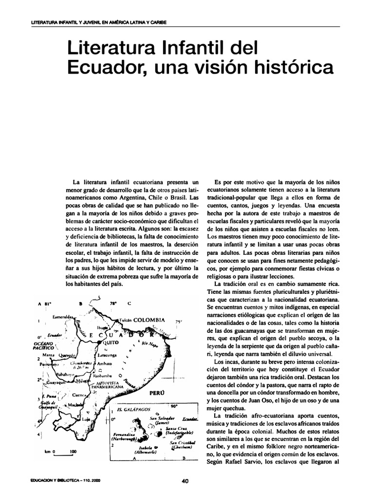 Ana Gonzalez y Ketty Rodriguez - Literatura Infantil Del Ecuador Una ...