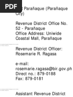 Zip Codes Paranaque City | PDF | Metro Manila