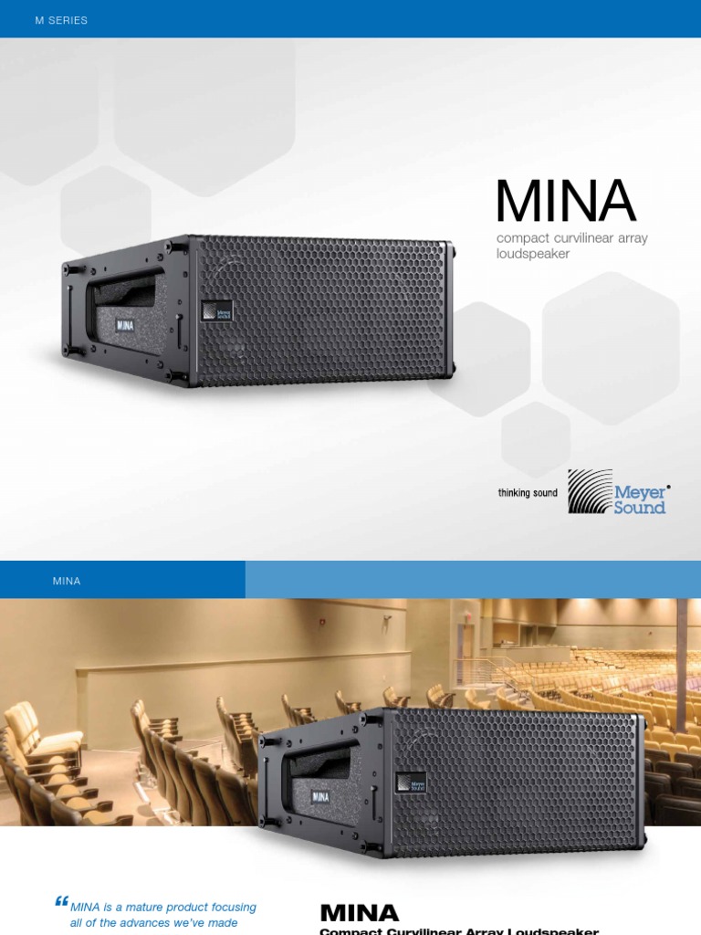 Compact Curvilinear Array Loudspeaker | PDF | Loudspeaker | Amplifier