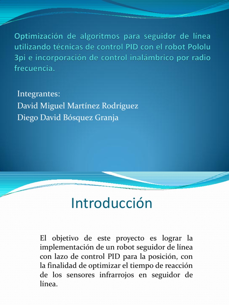 Robot Seguidor de Línea con PID | PDF