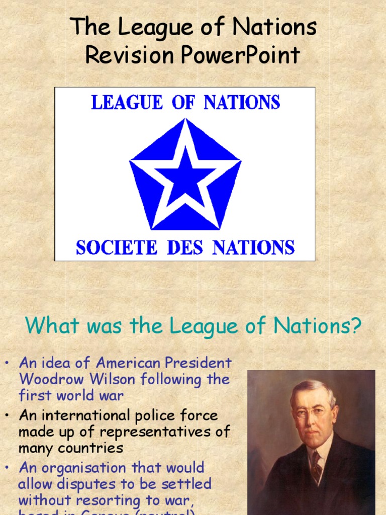 Formation and Impact of the League of Nations | PDF | League Of Nations ...