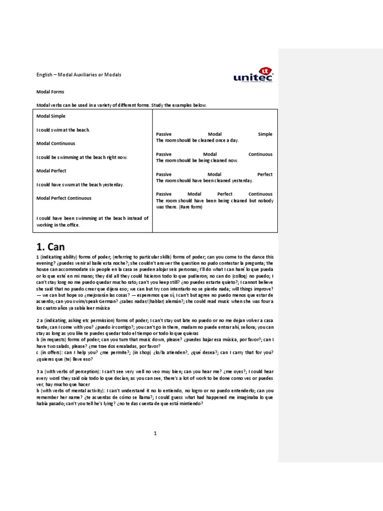 Modal Forms | PDF | Semantics | Language Mechanics