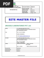 Guidance Notes For Industry On The Preparation Of A Site Master File