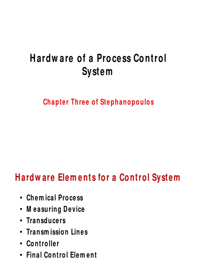 PC-Hardware of A Process Control System | PDF | Signal (Electrical ...