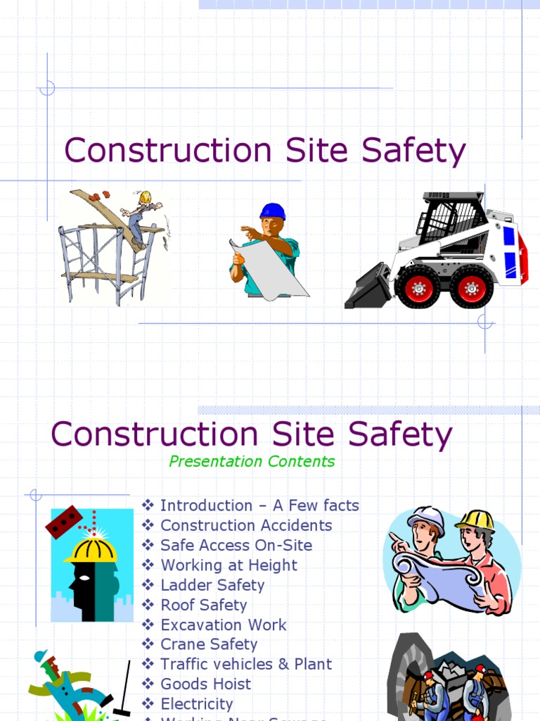 Construction Site Safety Guidelines | PDF | Safety | Personal ...