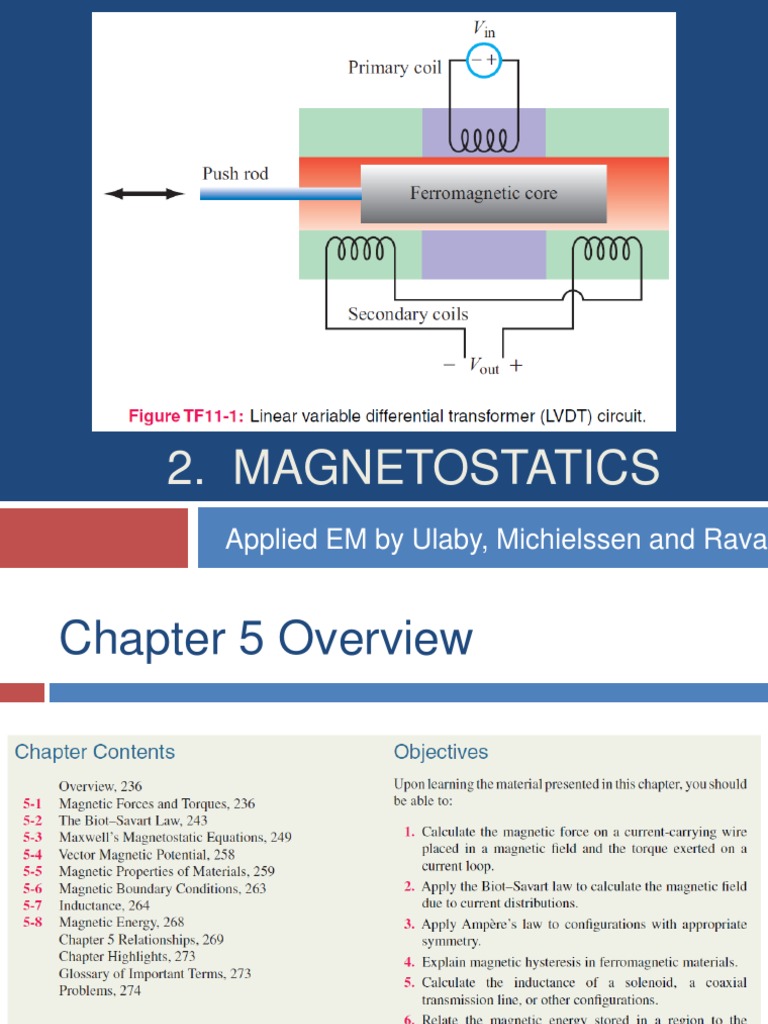 Magnetostatic Field Theory and Applications | PDF | Magnetic Field ...
