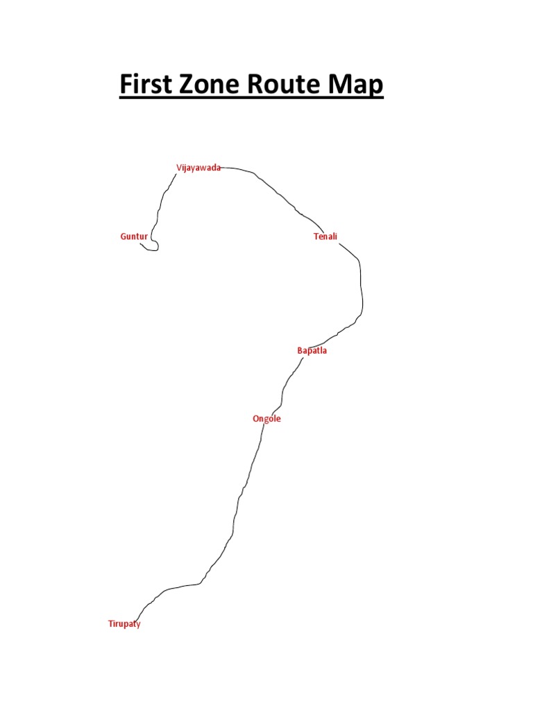 First Zone Route Map | PDF