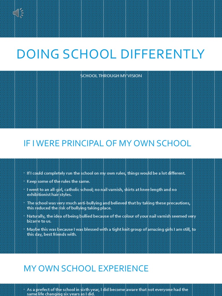 Doing School Differently | PDF | Bullying | Curriculum