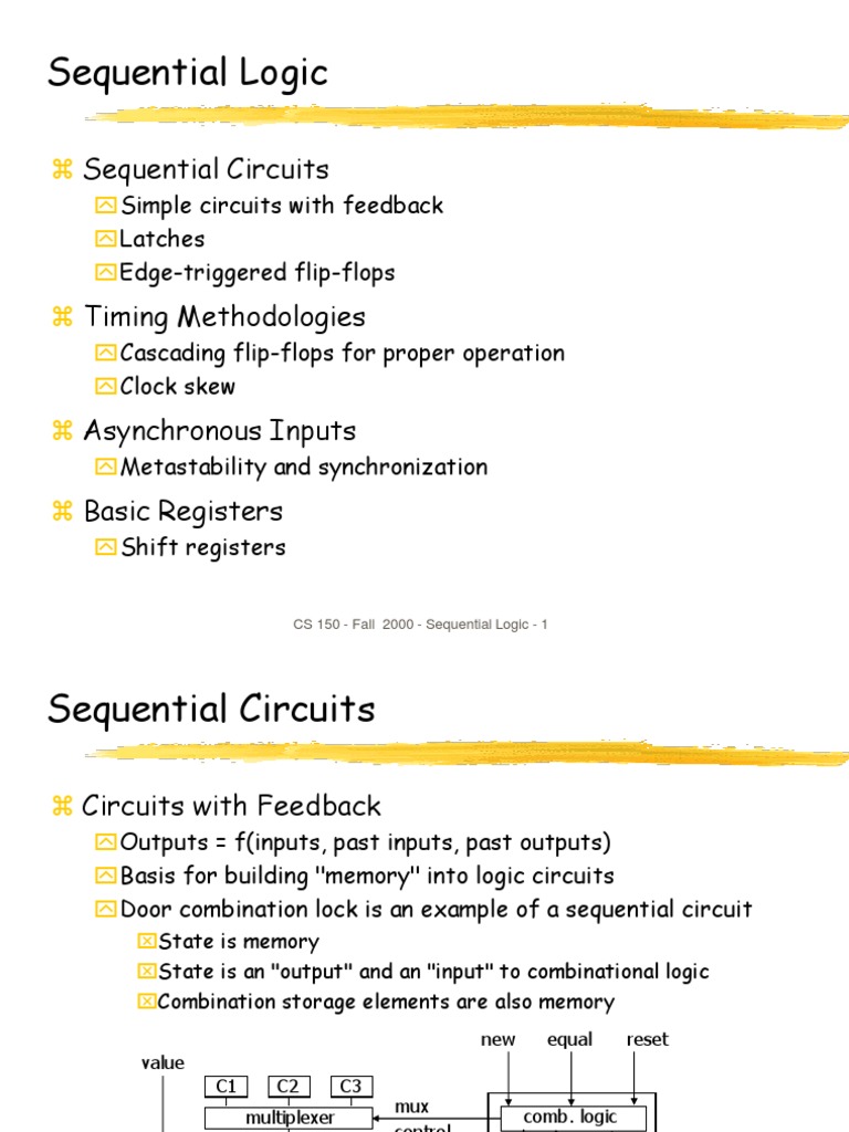 05 Seq | PDF | Electrical Engineering | Computer Hardware