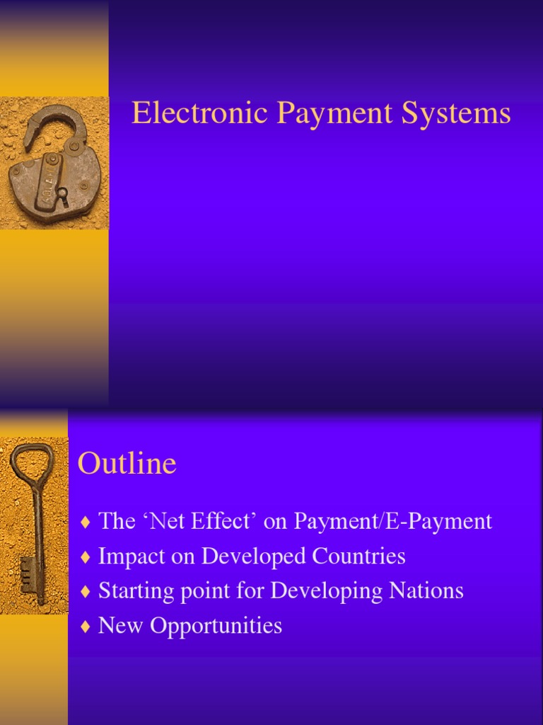 Electronic Payment Systems | PDF | Debit Card | Cheque
