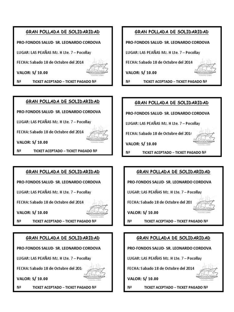 Pollada Solidaria en Pocollay | PDF | Arte