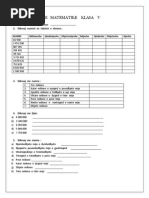 MATEMATIKA 4 Modele Testesh Sipas Periudhave | PDF