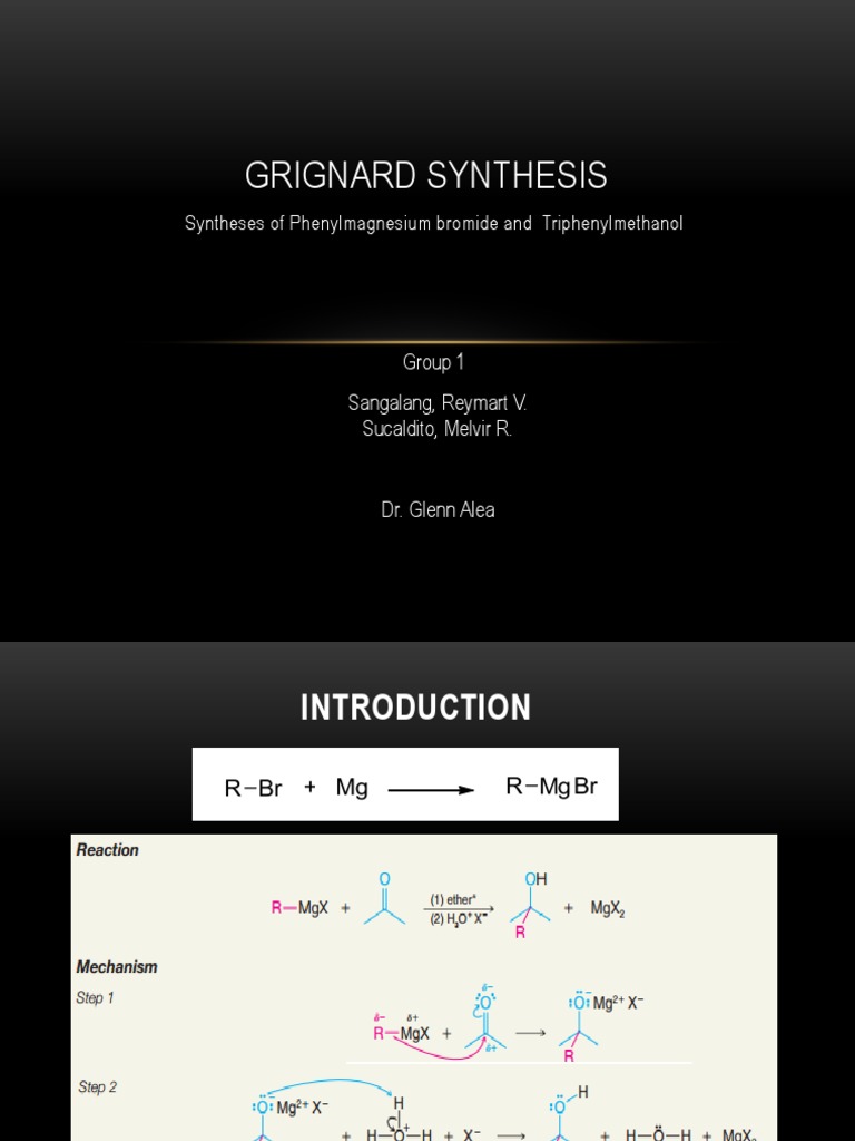 Grignard Synthesis | PDF | Thin Layer Chromatography | Organic Compounds