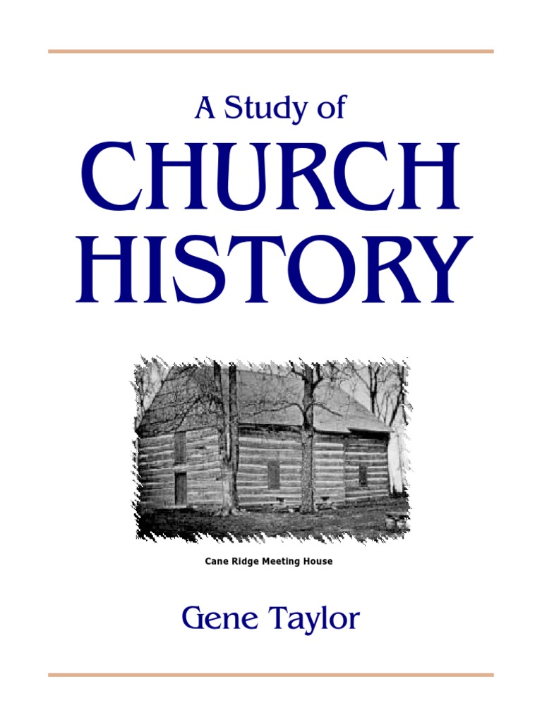 Church History | PDF | Elder (Christianity) | Catholic Church