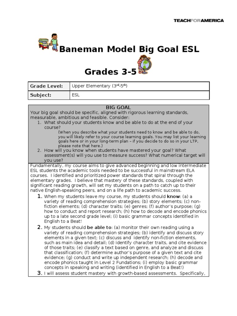 Big Goal Grades 3-5 | PDF | English As A Second Or Foreign Language ...