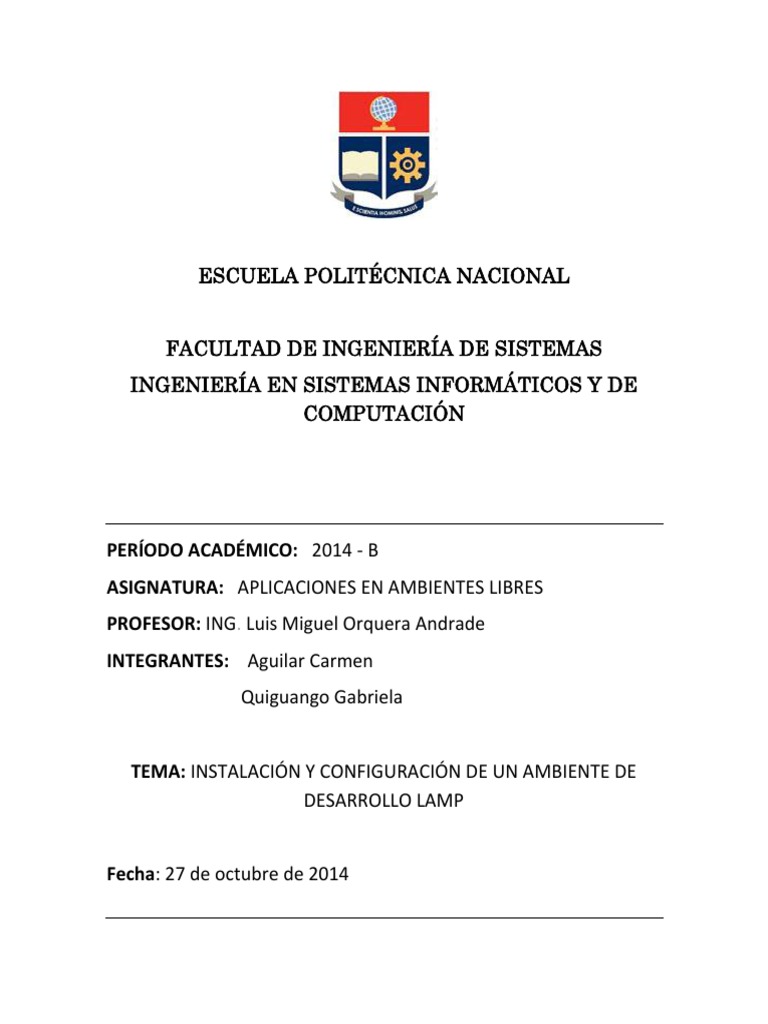 Instalación y Configuración de Un Ambiente de Desarrollo LAMP | PDF | Servidor HTTP Apache | Php