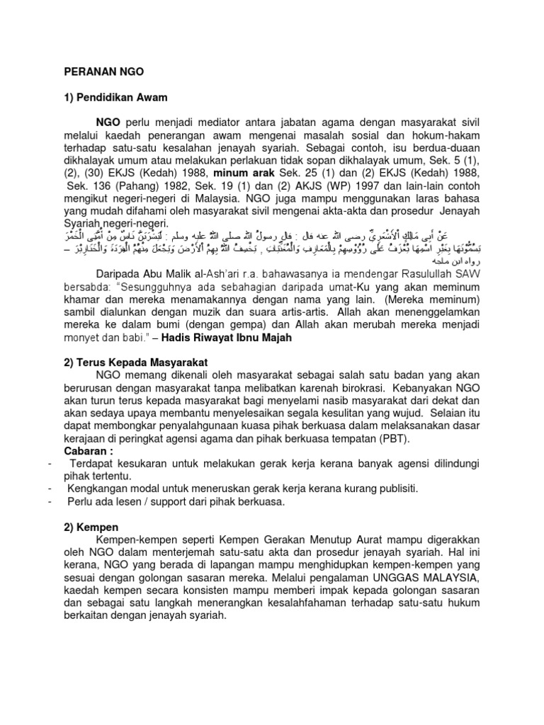 Peranan Ngo | PDF