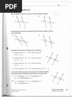 Angle Relationships Worksheet | PDF