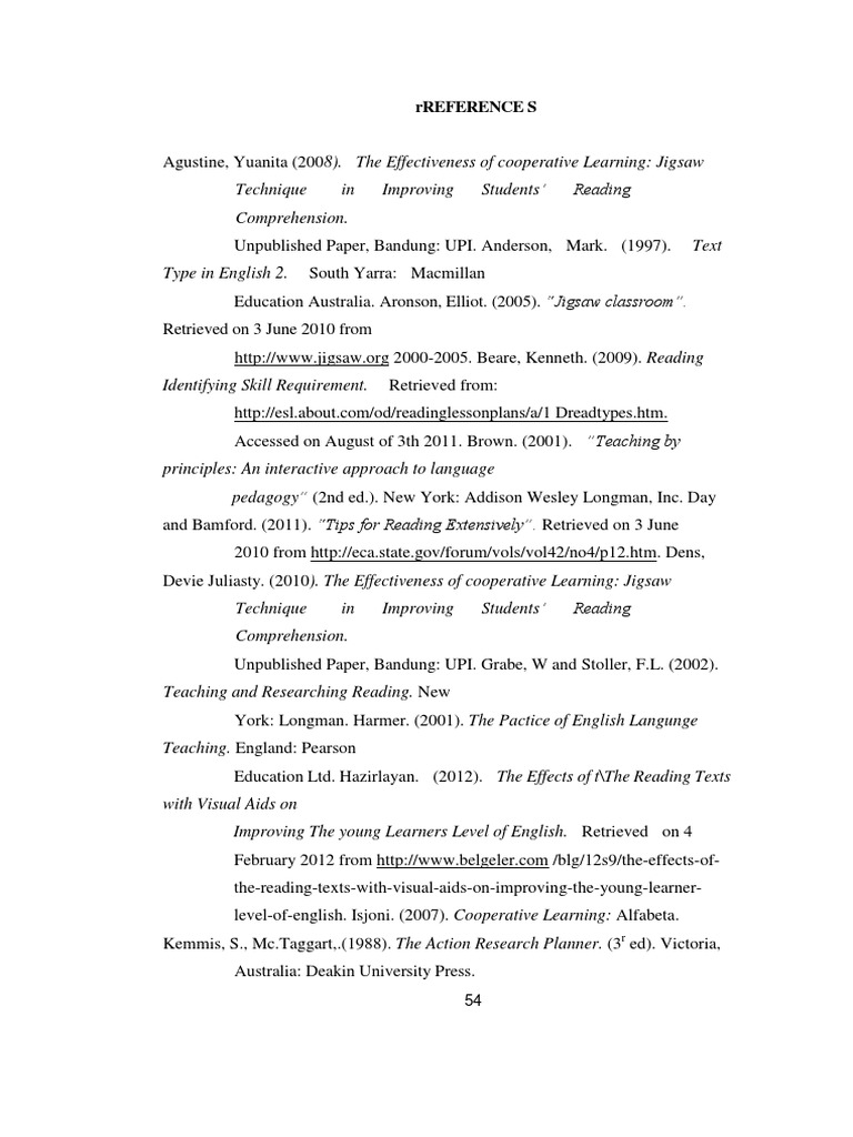 daftar pustaka | Reading Comprehension | Quality Of Life