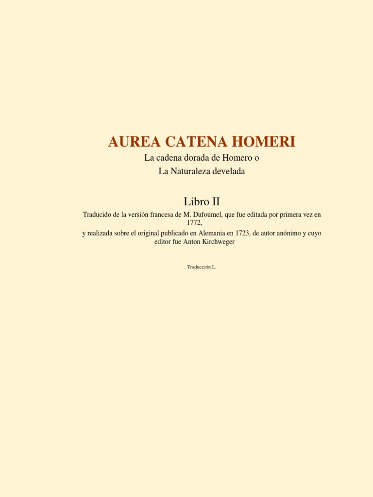 La Cadena de Oro de Homero 2 | PDF | Hogar y jardín | Religión y ...