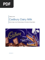 Cadbury Chocolate Production Process | PDF | Kraft Foods Inc | Chocolate