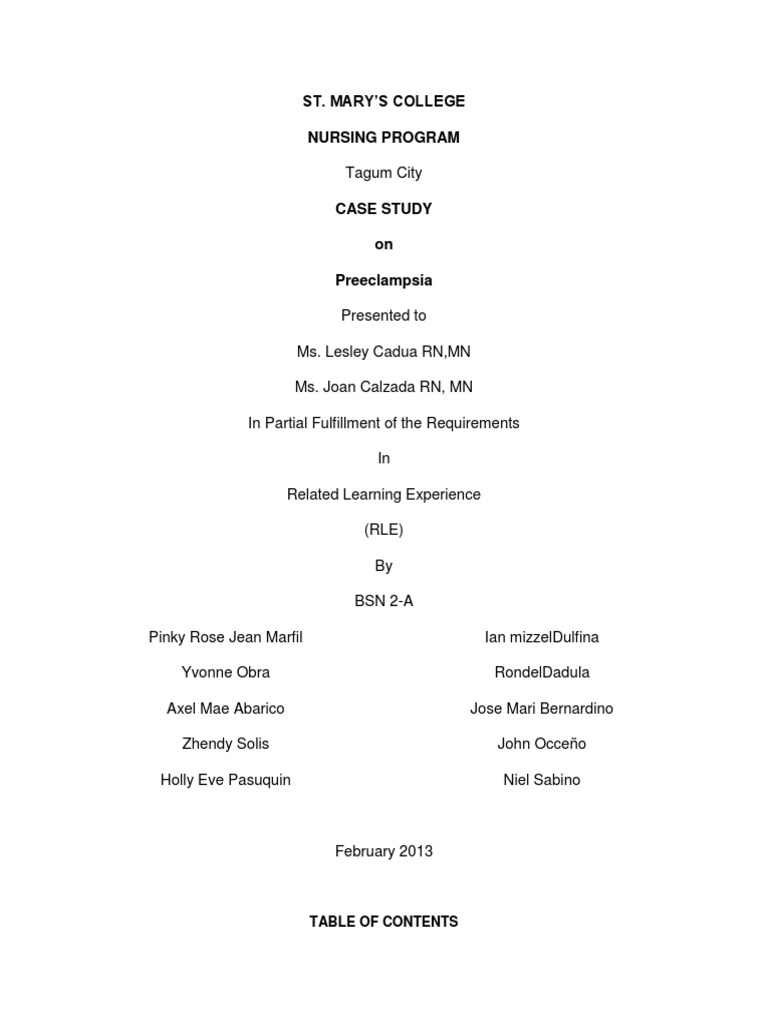 Case Study Ob Ward | Download Free PDF | Placenta | Hypertension