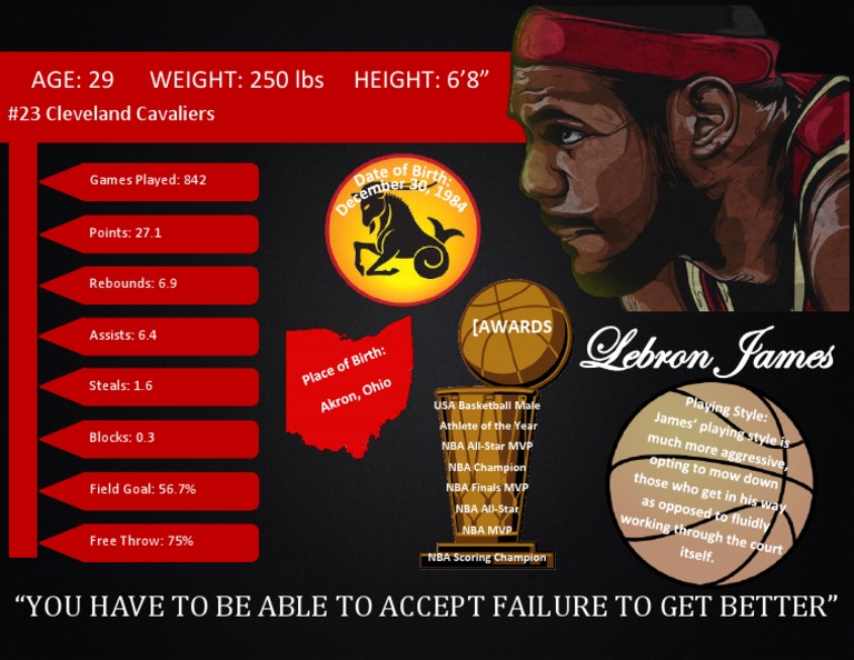 LeBron James: Career Stats & Achievements | PDF | Sports & Recreation
