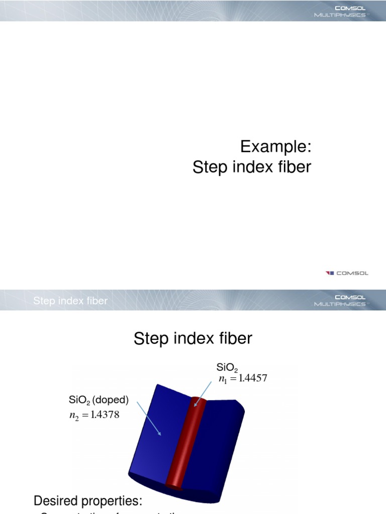 Step Index Fiber | PDF