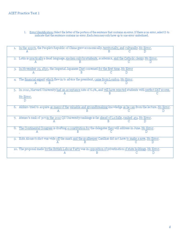 Acet Test Booklet 1 1 2 Pdf Gene Therapy Eugenics