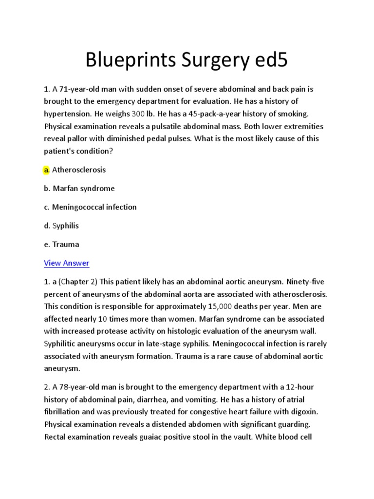 08.blueprints Surgery 5th Ed | PDF | Esophagus | Cerebrospinal Fluid