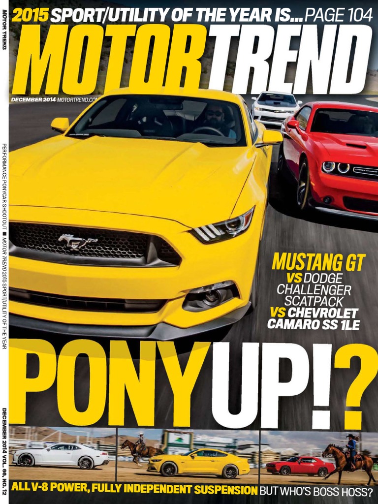 Motor Trend - December 2014 USA | PDF | Land Vehicles | Automobiles
