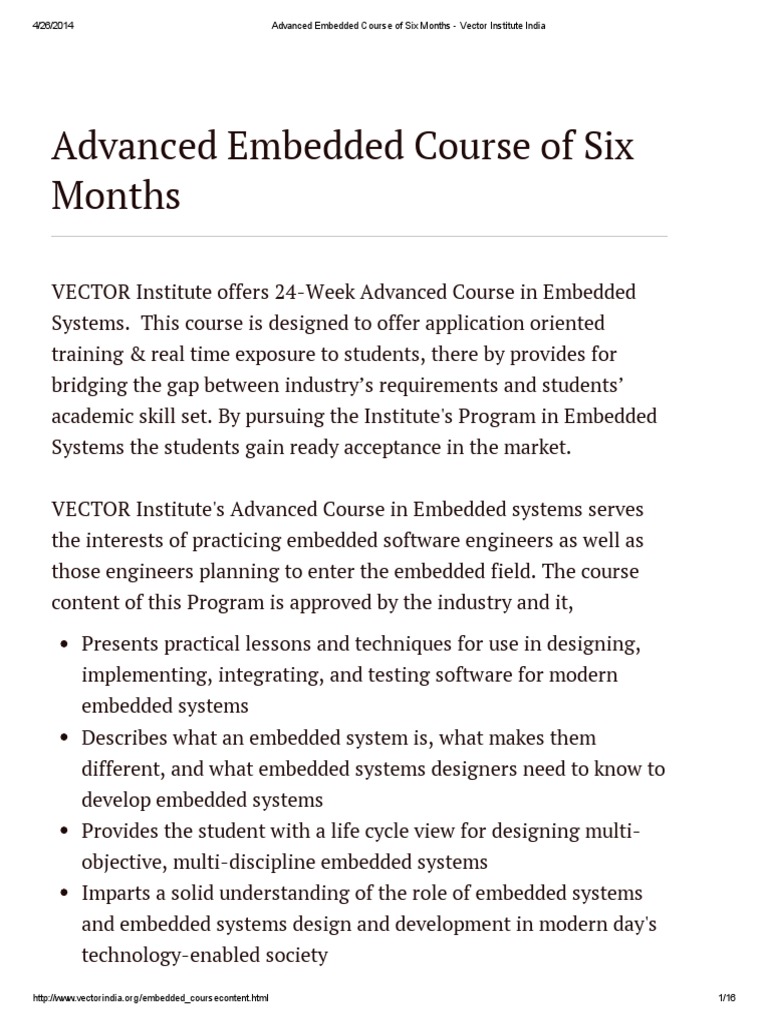 Advanced Embedded Systems Course Overview | PDF | Pointer (Computer ...