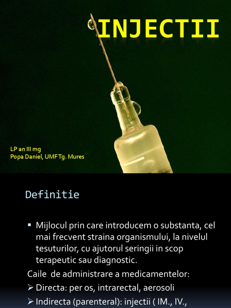 Injectia | PDF