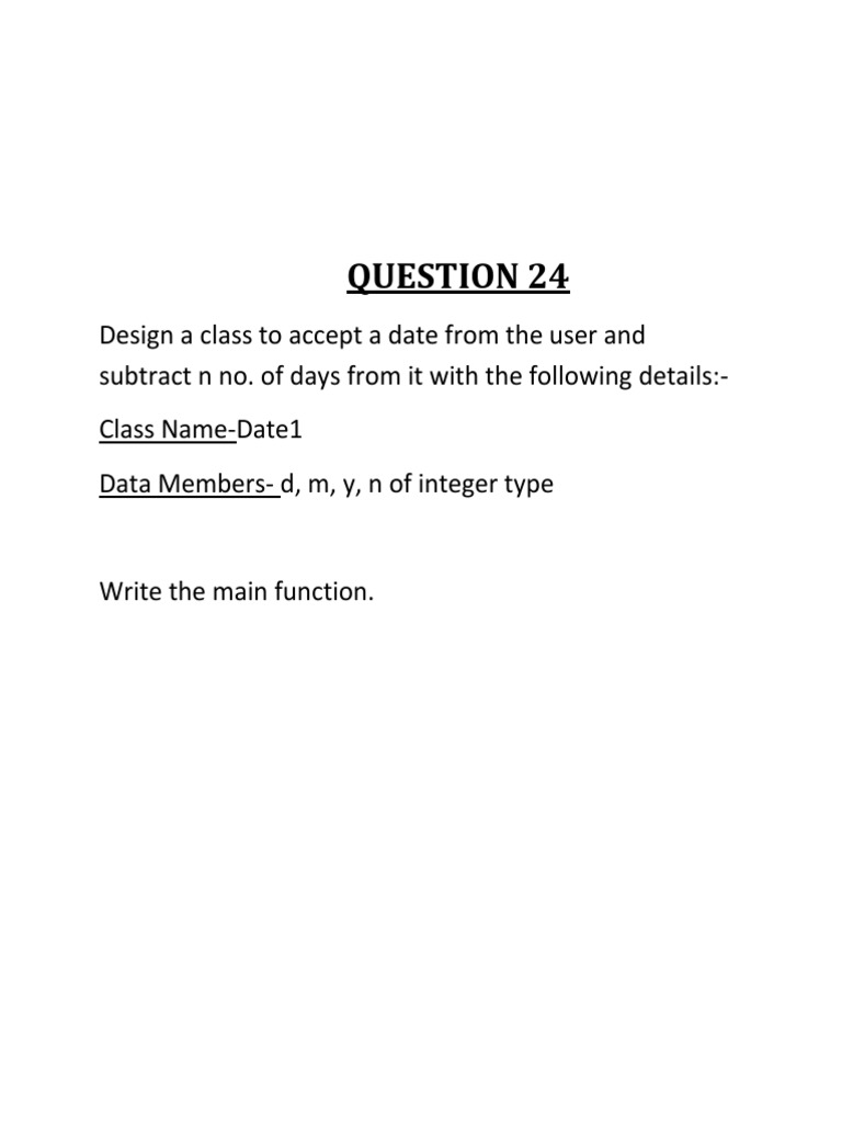 Date Bluej Programs ISC | PDF | Data Type | C (Programming Language)