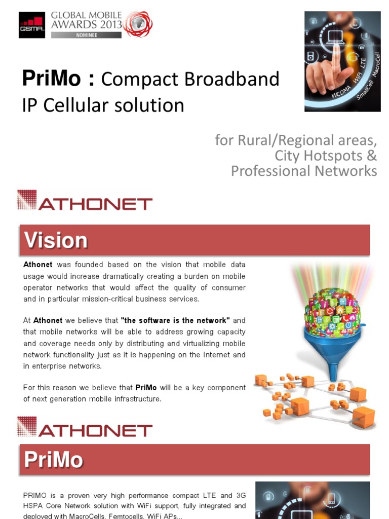 Athonet Slide Show | PDF | Internet Access | Computer Network