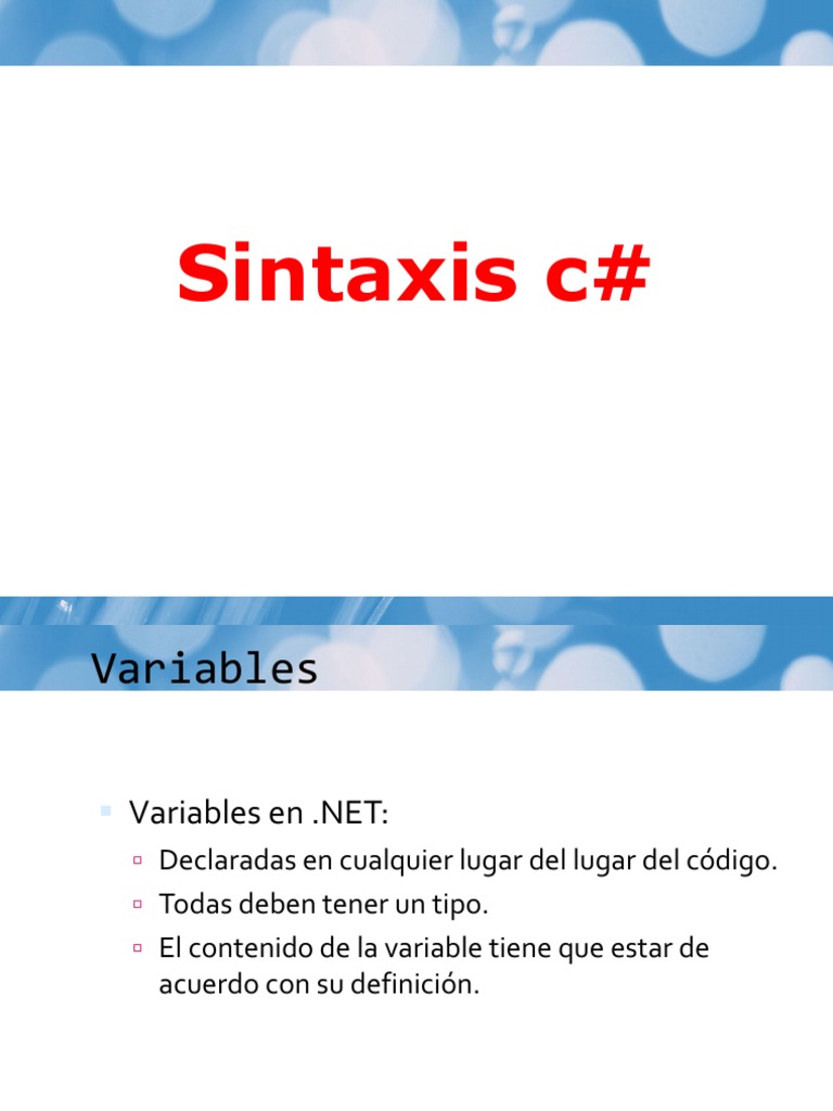Sintaxis c# | C Sharp (lenguaje de programación) | Herencia ...