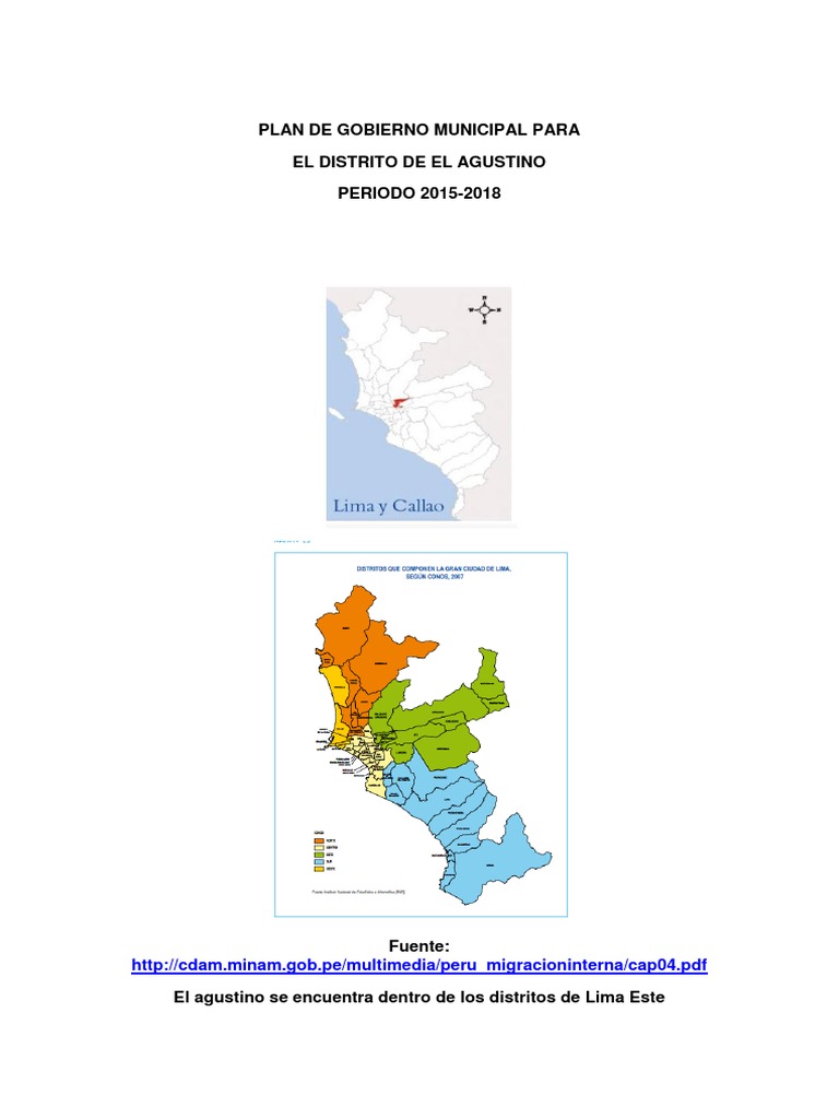 Distrito de El Agustino | PDF | Lima | Contaminación