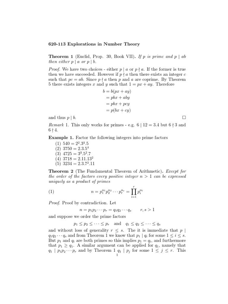 Number Theory Proof